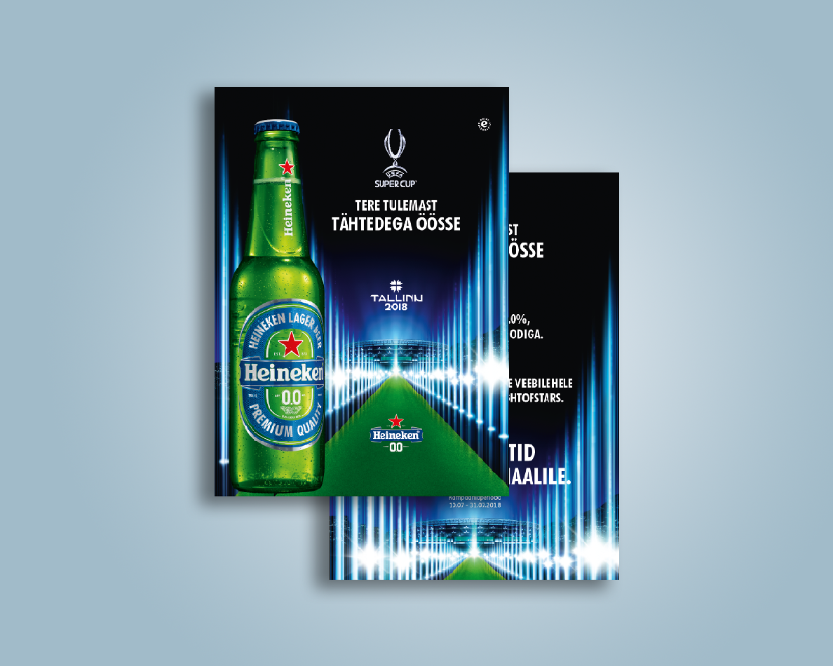 Heineken. 0.0 Super cup (Estija) - TOTEM agency
